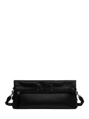 MAISON MARGIELA Calf Leather Shoulder Bag - Black