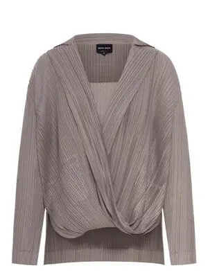 Giorgio Armani GIORGIO ARMANI Pleated Fabric Twin Set Multicolor