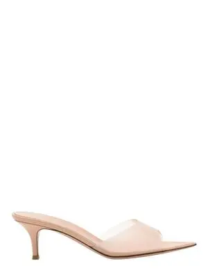 GIANVITO ROSSI GIANVITO ROSSI Elle 55mm Translucent Mules Multicolor