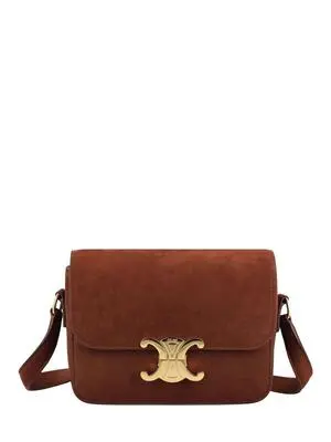 Celine Triomphe Teen Leather Shoulder Bag - Multicolor