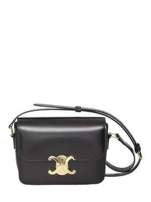 Celine Triomphe Teen Leather Shoulder Bag - Multicolor