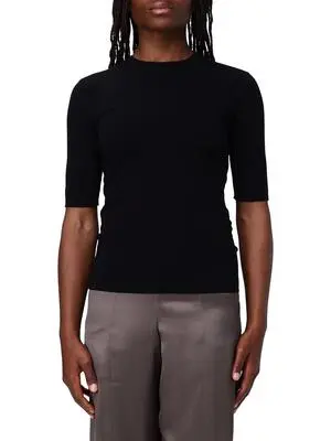 Max Mara Max Mara Black Ribbed Knit Pullover Black