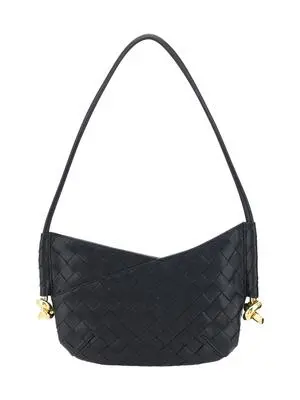 Bottega Veneta Mini Solstice Shoulder Bag - Black