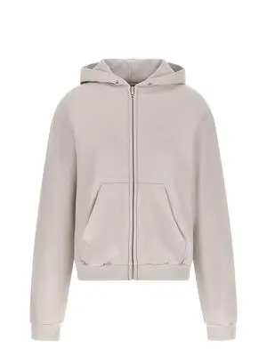 Balenciaga Cotton Zip-up Hooded Sweatshirt - Multicolor
