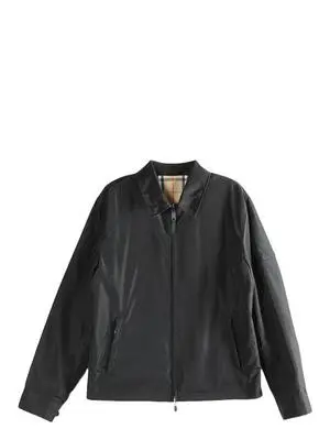 Burberry Lightweight Checked Jacket - Black