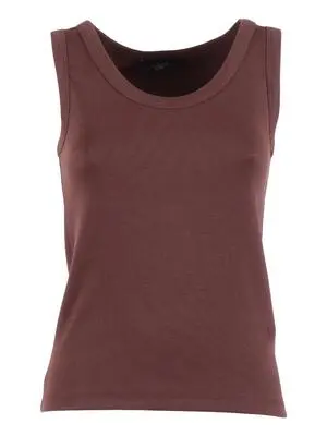 Max Mara Weekend Max Mara Ribbed T-Shirt Brown