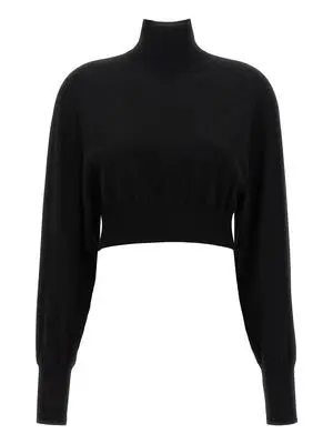 Sportmax Ululato" Wool Turtleneck Sweater - Black