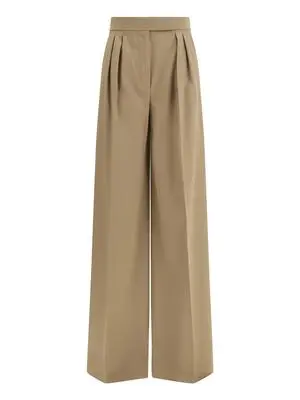 MAX MARA MAX MARA Quorum Virgin Wool Wide Leg Pants
