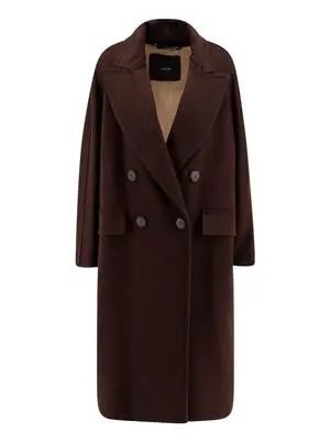 Max Mara MAX MARA Angus Cashmere And Alpaca Coat Multicolor