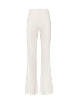 Missoni White Viscose Pants - Multicolor