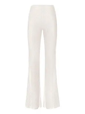 Missoni White Viscose Pants - Multicolor