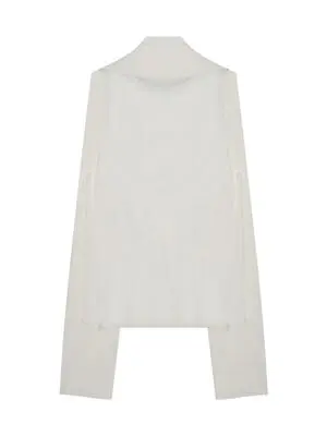 Alberta Ferretti Chiffon Top - White