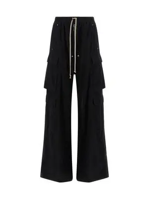 Rick Owens Double Cargo Jumbo Belas Pants - Black