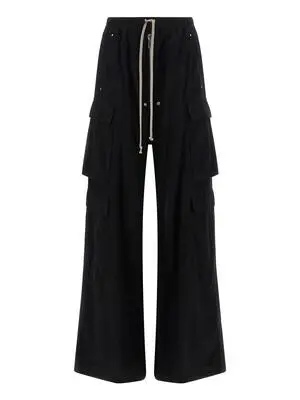 Rick Owens Double Cargo Jumbo Belas Pants - Black