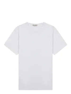 JW Anderson Cotton T-shirt With Anchor Detail - White