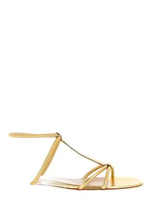 GIANVITO ROSSI Gianvito Rossi Lilo Metallic Nappa Leather Sandals
