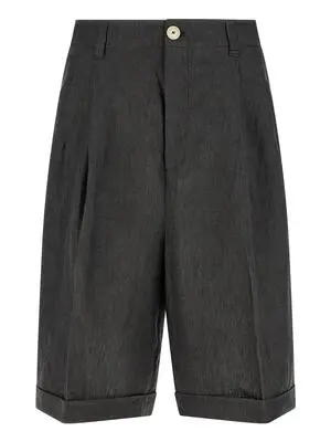 Jacquemus Le Short Pastro Bermuda Shorts - Gray