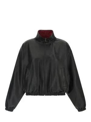 Balenciaga Reversible Leather Jacket - Black