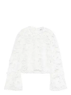 SELF-PORTRAIT SELF-PORTRAIT Crochet Lace Top Multicolor
