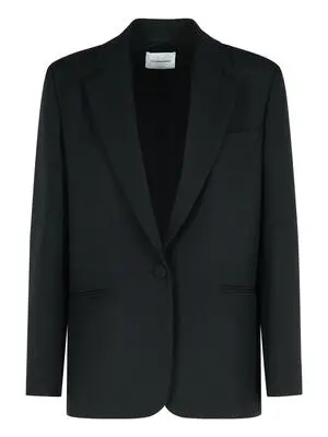Andamane Guia Technical Crepe Blazer - Black