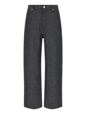 Fendi Ff Selleria Jeans - Gray