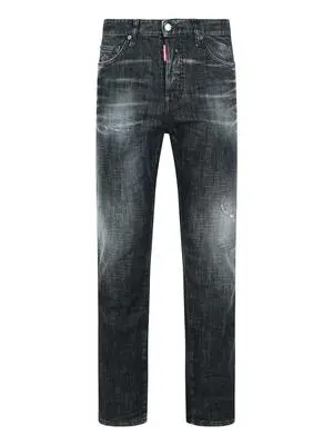 Dsquared2 642" Cotton Jeans - Black