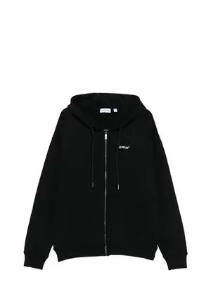Off-White Half Arrow Zip Hoodie - Multicolor