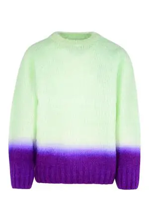Sacai Sacai Alpaca Blend Sweater Green