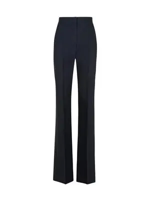 MAX MARA MAX MARA Virgin Wool Blend Wide Leg Pants