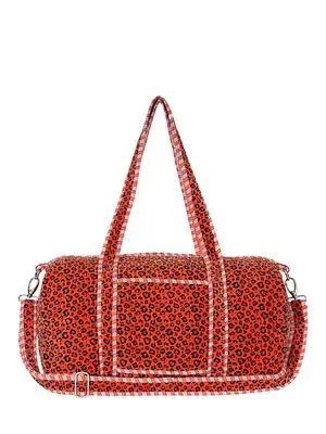 CYC Velvet Weekender Bag - Red/orange