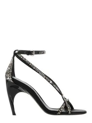 Alexander McQueen Embellished Strappy Sandals - Multicolor