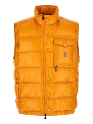 Moncler Uychi Quilted Water-repellent Vest - Yellow