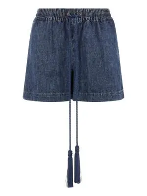 Valentino Garavani Vgold Shorts - Blue