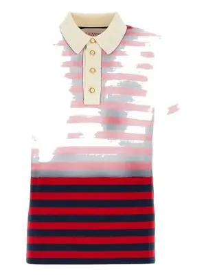 Valentino Garavani Embroidered Piquet Polo Shirt - Multicolor