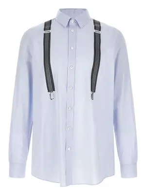Moschino Trompe-l'œil Print Shirt - Blue