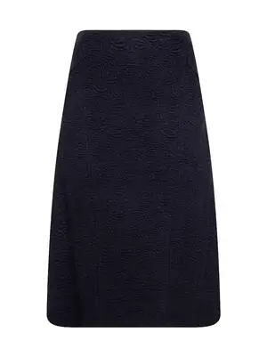 Dries Van Noten Textured Long Skirt - Black