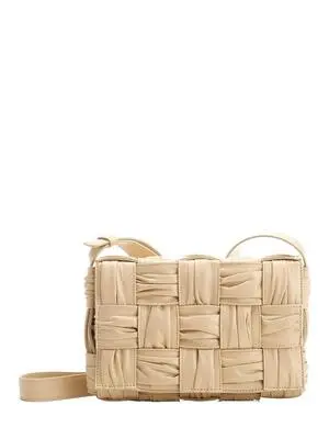 Bottega Veneta BOTTEGA VENETA Cassette Shoulder Bag Cream