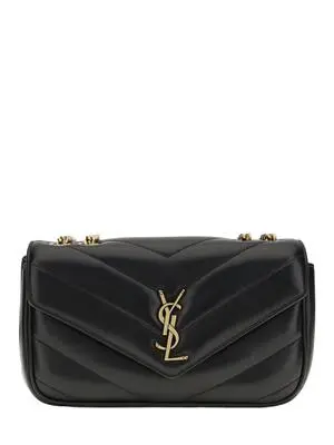 Saint Laurent Loulou Shoulder Bag - Black