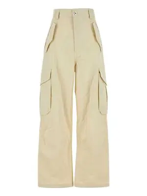 Bottega Veneta Cotton Blend Cargo Pant - Brown