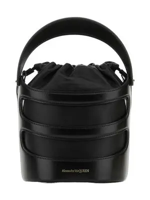 Alexander McQueen ALEXANDER MCQUEEN LB VITELLO Bucket Bag Black