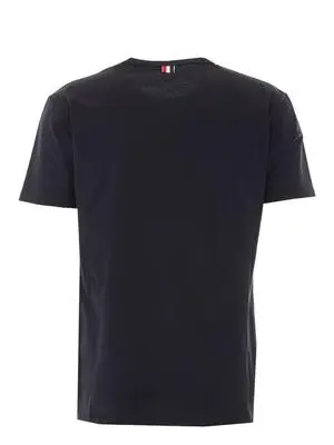 Thom Browne Stripe Logo T-shirt - Blue