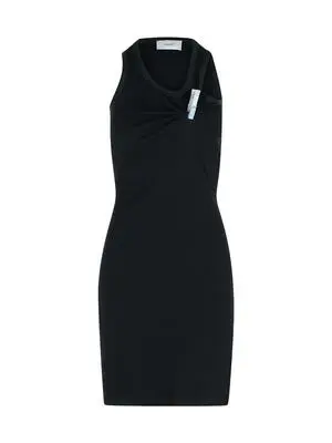 Coperni Clip Cotton Dress - Black