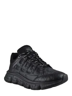 Versace Trigreca Sneakers - Black