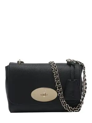 Mulberry Lily Glossy Crossbody Bag - Black