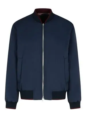 Dries Van Noten Dries Van Noten Volker Reversible Bomber Jacket Blue