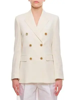 GOLDEN GOOSE Double Breasted Blazer - Multicolor
