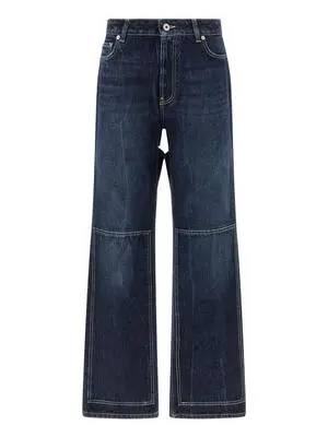 JEAN PAUL GAULTIER The Cut-out" Wide Leg Jeans - Blue