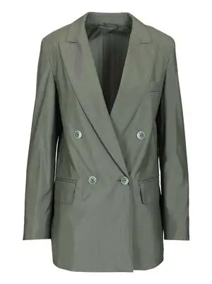 Max Mara Double-breasted Blazer - Green