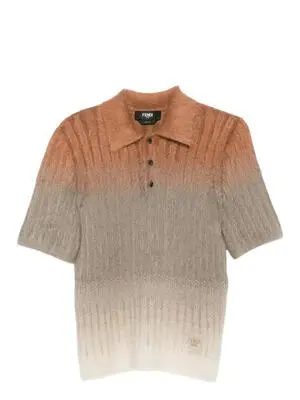 FENDI Fendi Men Polo With Mohair Finish
