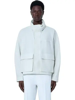 LEMAIRE Lemiaire High-collar Utility Jacket - White